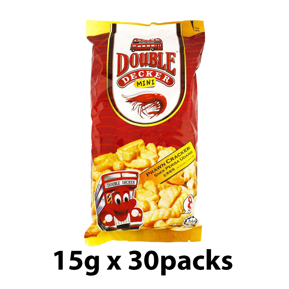 Double Decker Cracker-Prawn 15g x 30’s – Bestime Global Sdn Bhd