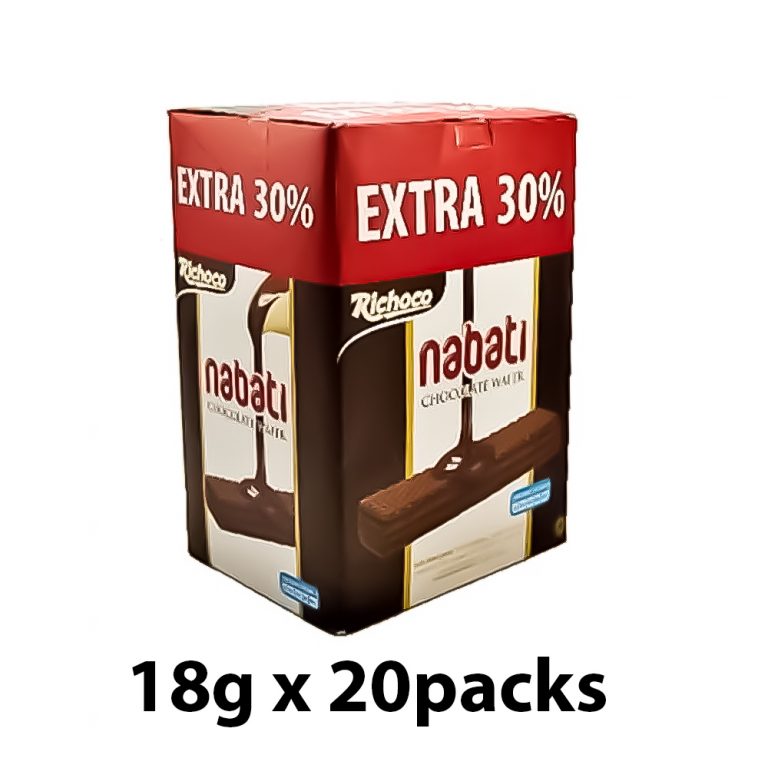 Nabati Wafer 16g (Extra 30%) x 20’s – Richoco – Bestime Global Sdn Bhd