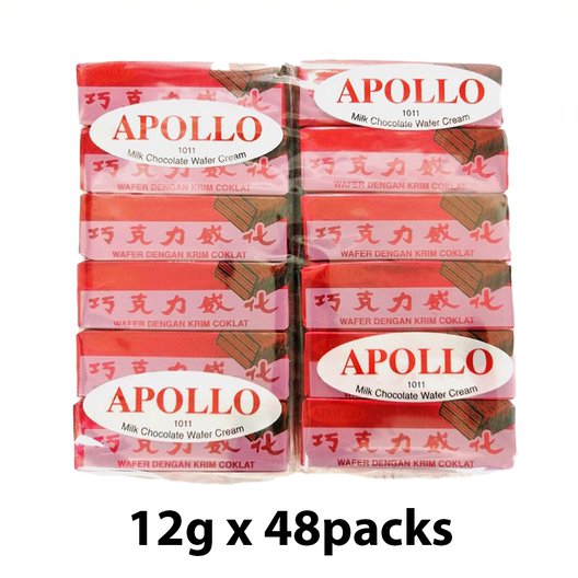 Apollo Wafer – Chocolate 12g x 48’s – Bestime Global Sdn Bhd