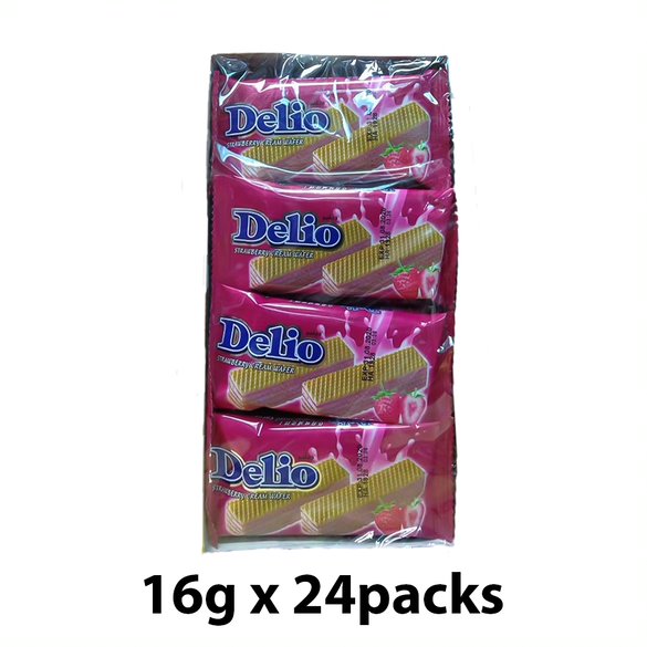 Delio Wafer Chocolate latest Strawberry Milk Orange