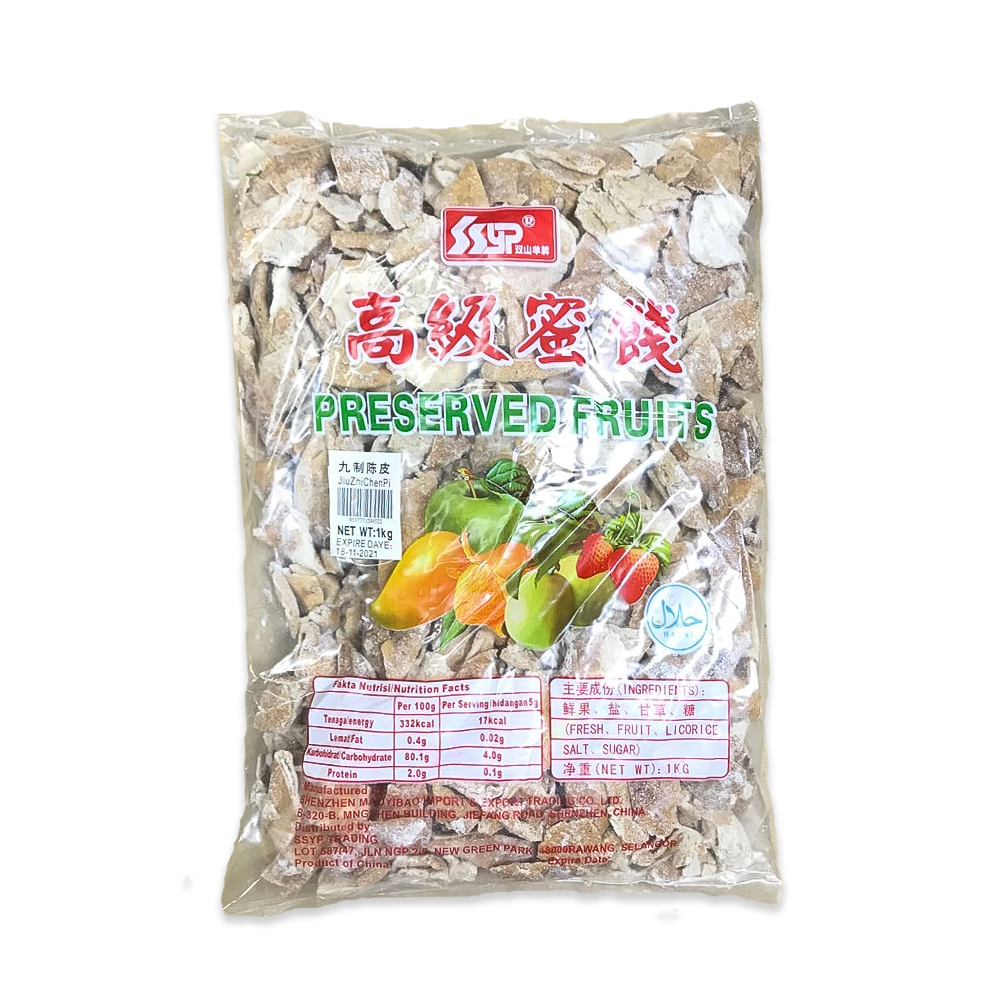 SSYP – Kulit Limau 九制陈皮 1kg x 1’s – Bestime Global Sdn Bhd